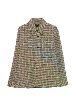 A.p.c. Check-pattern Button-down Shirt