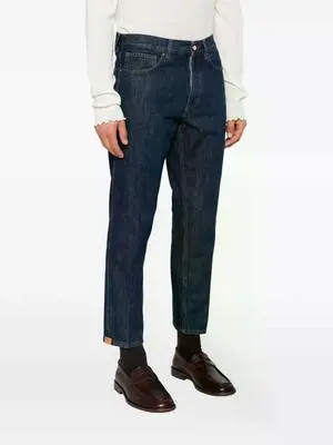 DON THE FULLER Seoul Logo-patch Straight-leg Jeans