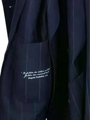 TOMBOLINI Pinstripe-pattern Double-breasted Suit