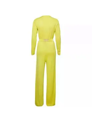 Elisabetta Franchi Rib-knit Logo-stripe Jumpsuit