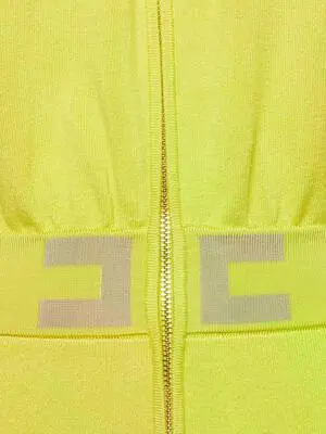 Elisabetta Franchi Rib-knit Logo-stripe Jumpsuit