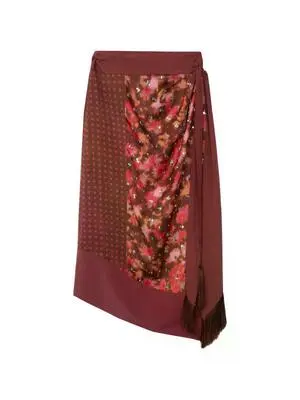 3.1 Phillip Lim Desert Floral Crystal-embellished Midi Skirt