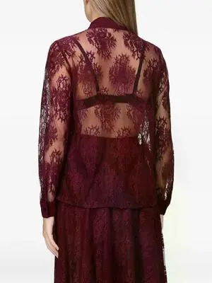 HANITA Lace-overlay Shirt