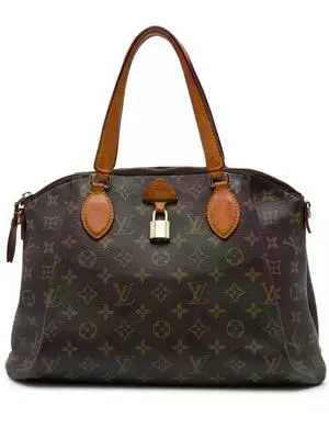 LOUIS VUITTON 2019 Monogram Rivoli Mm Satchel - Brown