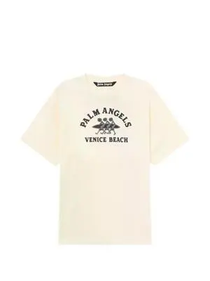 Palm Angels Surf Venice Beach T-shirt - Neutrals