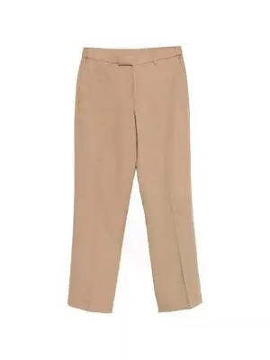 BERWICH Lucano Pressed-crease Trousers - Neutrals