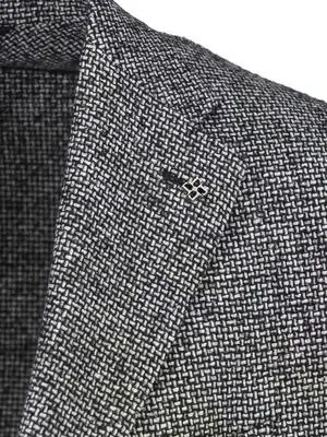 Tagliatore Basket-weave Single-breasted Blazer