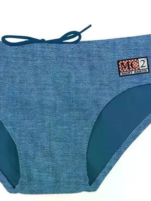 MC2 SAINT BARTH Cayo Denim-print Swim Trunks