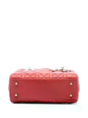 Dior 2017 Small Lambskin Cannage Myabcdior Lady Satchel