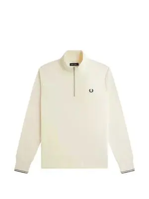 Fred Perry Half-zip Sweatshirt - Neutrals