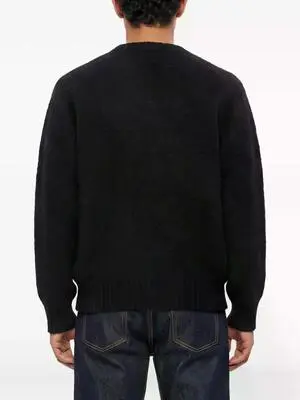 You Must Create Ribbed-trim Sweater