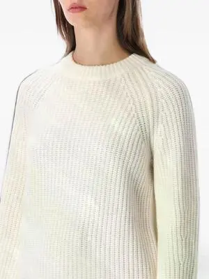 LISA YANG Ribbed-knit Raglan-sleeve Sweater