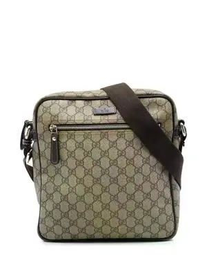 Gucci 2016-2026 Gg Supreme Crossbody Bag - Neutrals