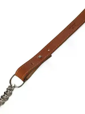 HED MAYNER Chain-link Leather Belt