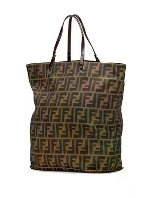 Fendi 20th Century Zucca Canvas Tote Bag