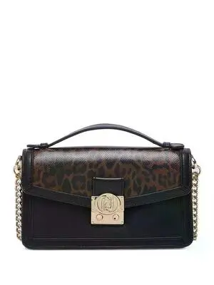 Liu Jo Small Animal Print Crossbody Bag - Black