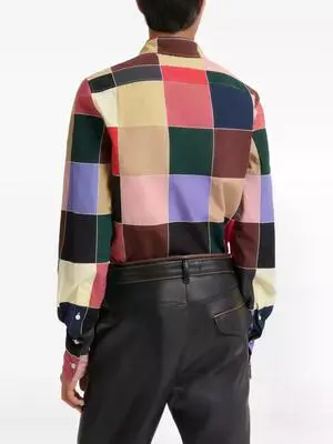Marni Multicolour Patchwork Poplin Shirt