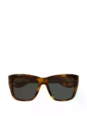 Saint Laurent Sl 923 Square-frame Sunglasses - Brown