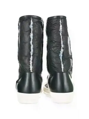 Rick Owens Shearling-trim Ankle Boots
