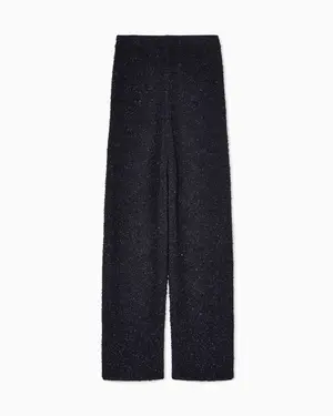 Giorgio Armani Viscose Terrycloth Pants With Metallic Fiber