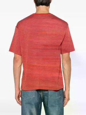 Auralee Striped Jersey Wool T-shirt
