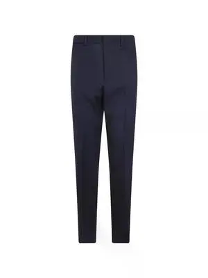 JIL SANDER Pressed-crease Trousers - Blue
