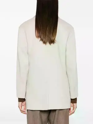Herno Double-breasted Peak-lapel Coat