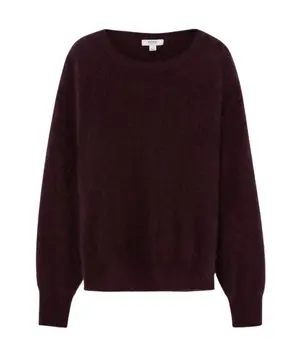 REISS 100% Brushed Cashmere Crew-neck Jumper