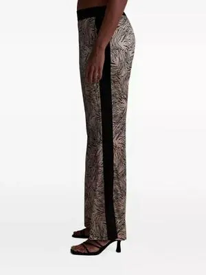AUBADE Smocky Night Silk-blend Straight-leg Trousers