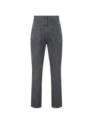 Moschino Heart-button Straight-leg Jeans