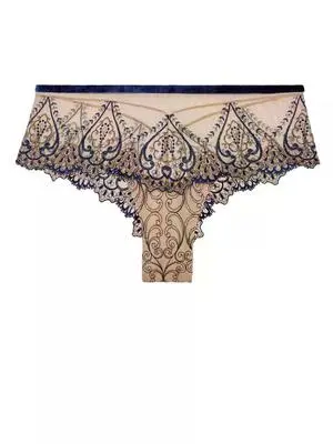 AUBADE Coeurs Enlacés Embroidered Briefs