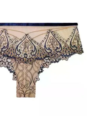 AUBADE Coeurs Enlacés Embroidered Briefs