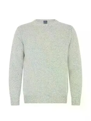 Fedeli Crew-neck Chunky-knit Sweater - Neutrals