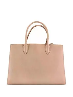 Prada Side Pleat Saffiano Leather Large Tote Bag