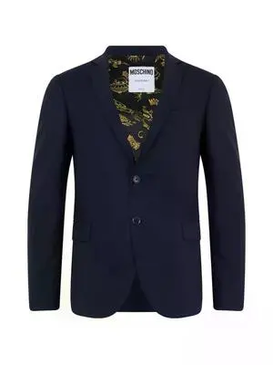 Moschino Chest-pocket Blazer - Blue