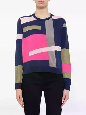 Kenzo Geometric-pattern Long-sleeve Sweater