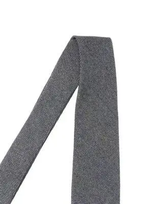 LARDINI Micro-pattern Wool Tie