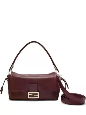 FENDI Medium Baguette Leather Shoulder Bag