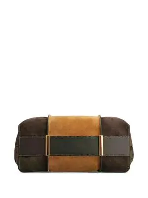 TOD'S T Timeless Suede Tote Bag