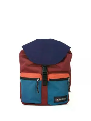 EASTPAK Chapel Hill Pak'r Colour-block Buckle-fastening Backpack - Red