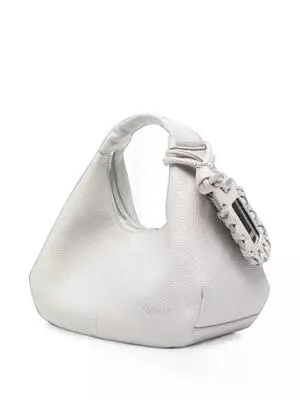 GANNI Bou Knotted Leather Tote Bag