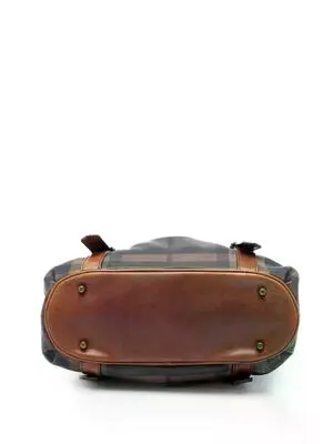 Burberry 2012-2026 Smoked Check Coated Canvas Satchel