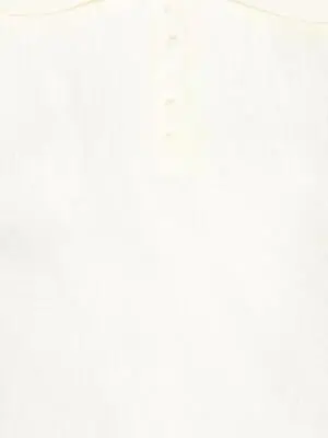DUNST Ribbed-knit Polo Shirt