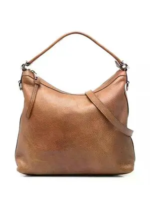 Gucci 2000-2015 Small Grained Calfskin Miss Gg Hobo Satchel - Brown