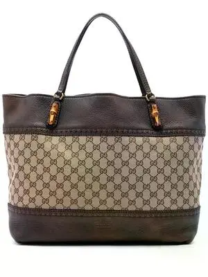 Gucci 2016-2026 Large Gg Canvas Laidback Crafty Tote Bag - Neutrals