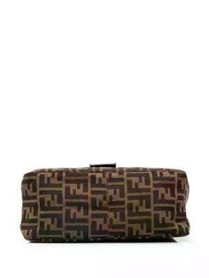 Fendi 2000-2010 Zucca Canvas Mamma Forever Shoulder Bag