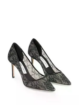 JIMMY CHOO Romy 85 Lace Pumps