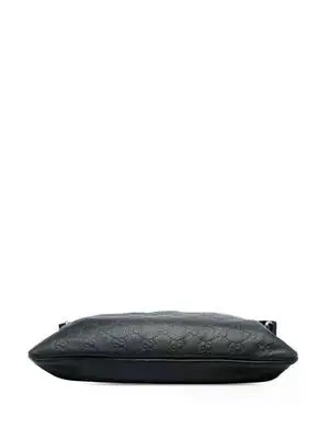 Gucci 2016-2026 Guccissima Flat Messenger Bag Crossbody Bag