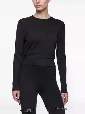 SRVC STUDIO Nocturne Open-back Long-sleeve Top