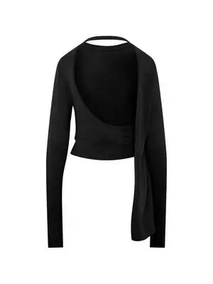 SRVC STUDIO Nocturne Open-back Long-sleeve Top